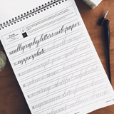 Copperplate Practice Pad