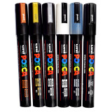 Posca Paint Marker Medium PC-5M Set of 4, Contrast