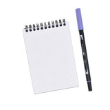Whitelines Wirebound Notebook, Lined 8.5X11