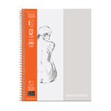 Whitelines Wirebound Notebook, Lined 8.5X11