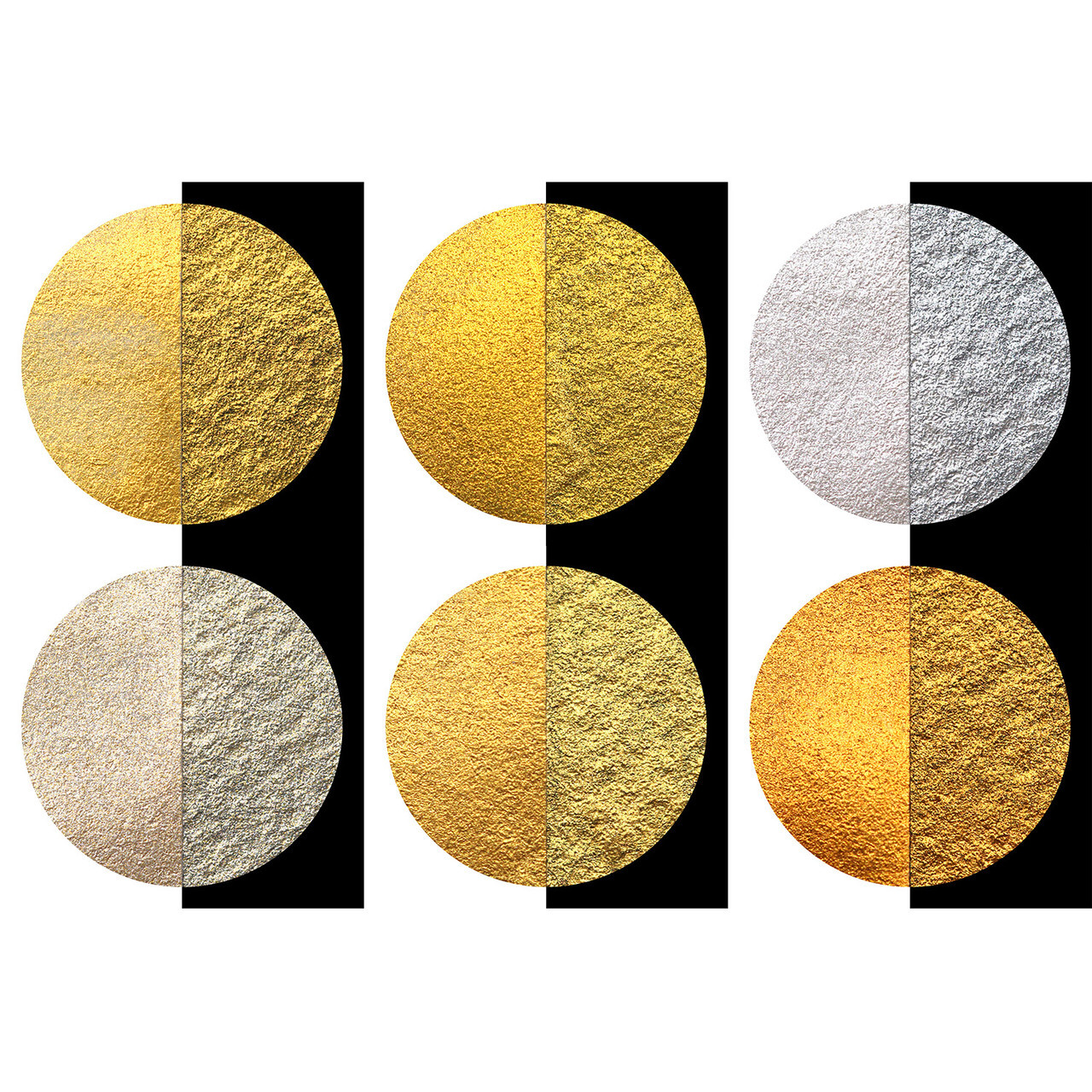 FINETEC Coliro 6 Pearl Colors, Metallic Golds
