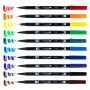 Tombow Dual Brush Pen Set of 10, Nineties