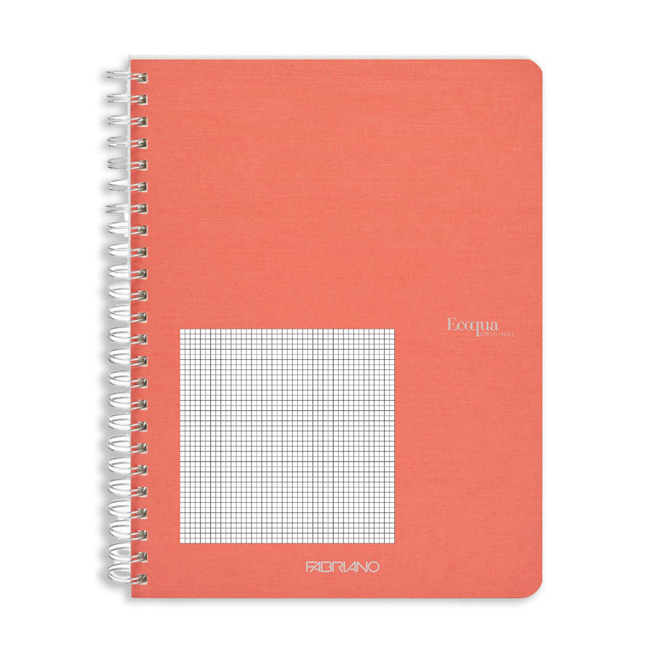 Fabriano EcoQua A5 Spiral Bound Grid Notebook