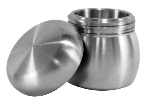 Solid Brass Metal Inkwell by McCaffery