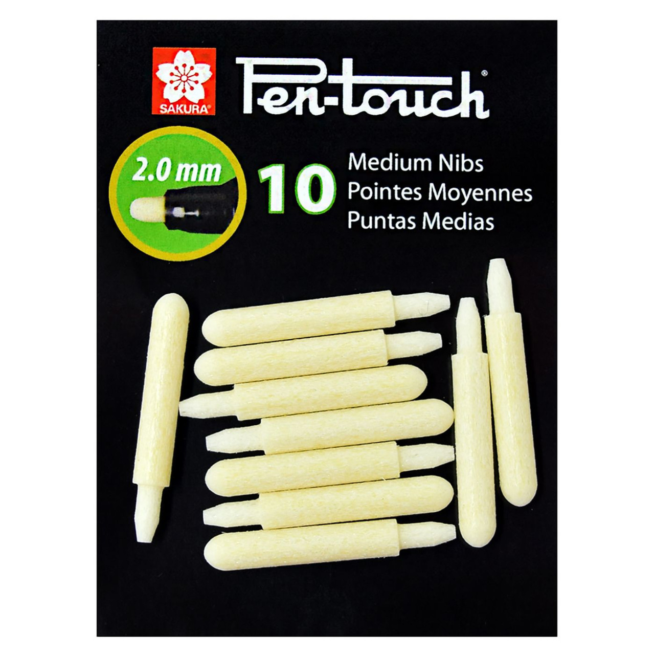 Pentouch Extra Fine Replacement Tips, Pack of 10