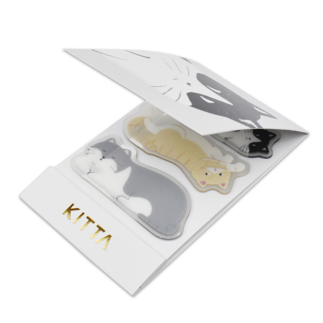 KITTA Clear Washi Tape Pack 15mm, Drop Set