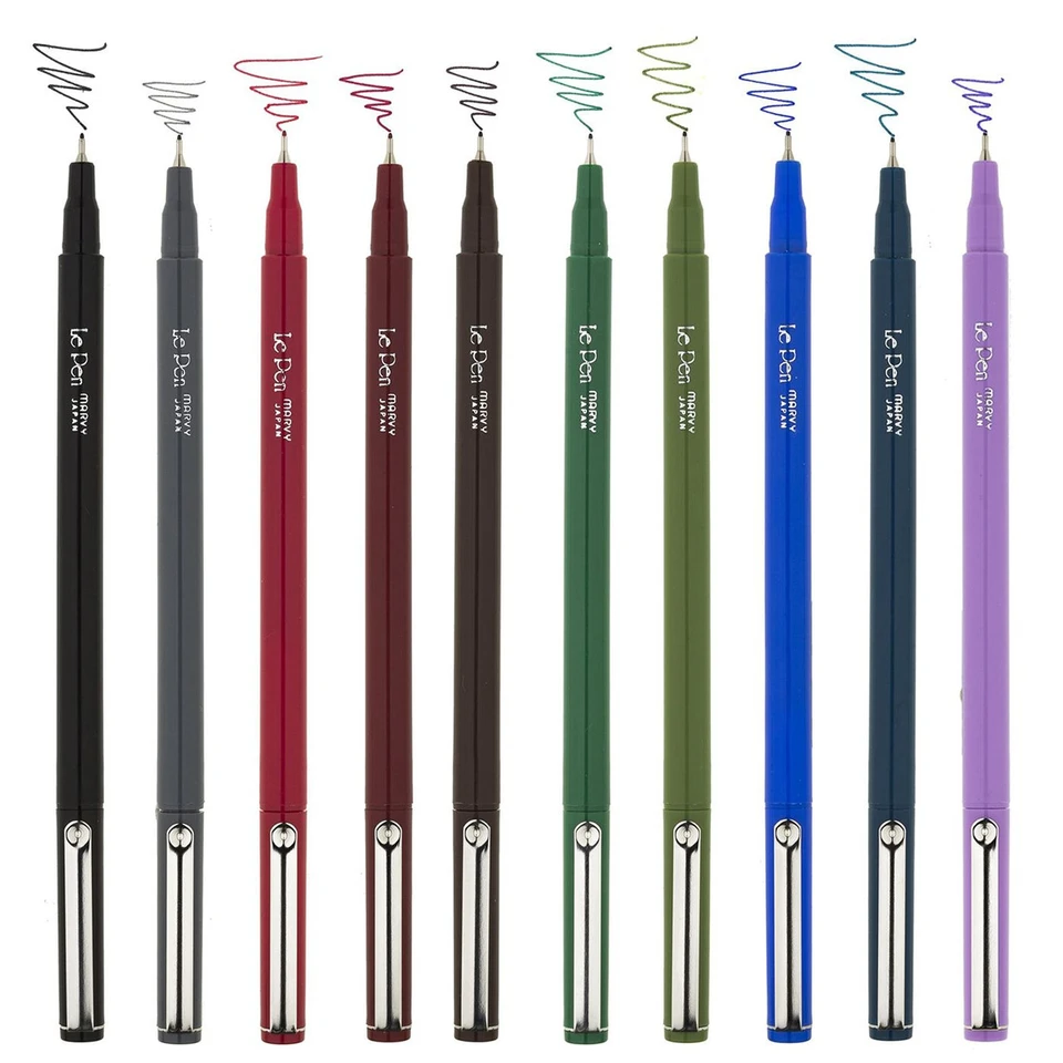 Marvy Le Pen Pigment, Primary Set