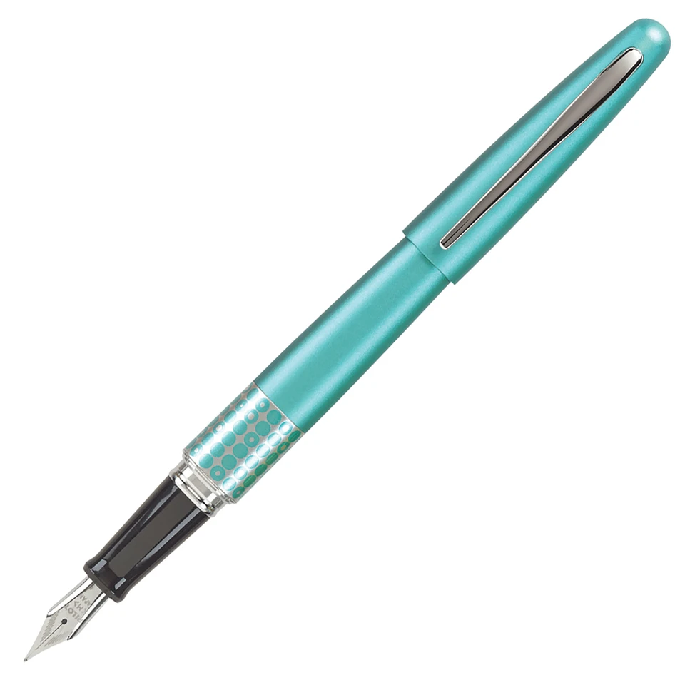 Pilot Metropolitan Fine Nib Fountain Pen, Green with Marble Accent