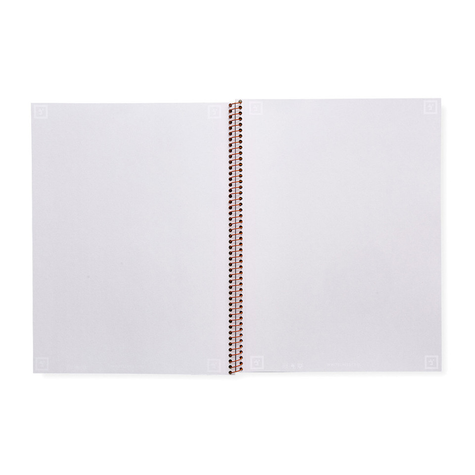 Whitelines Wirebound Notebook, Lined 8.5X11