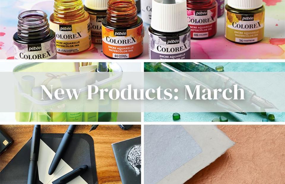New Products: March - Paper and Ink Arts