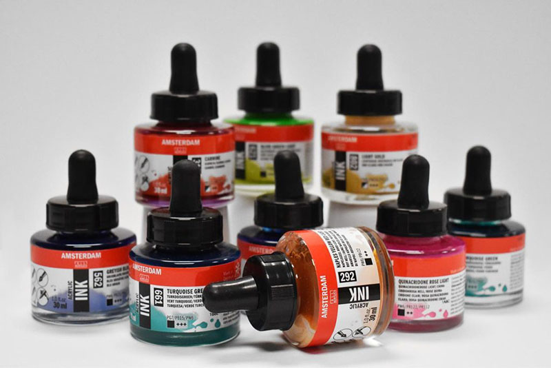 Amsterdam Acrylic Inks - Paper and Ink Arts