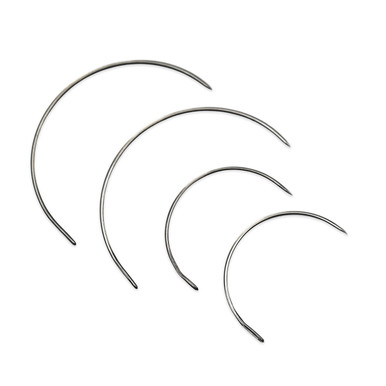 Bookbinding Needle Curved, Sharp, 4pk