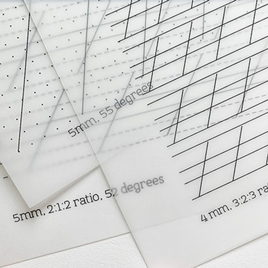 Pointed Pen Translucent Guideline Sheets