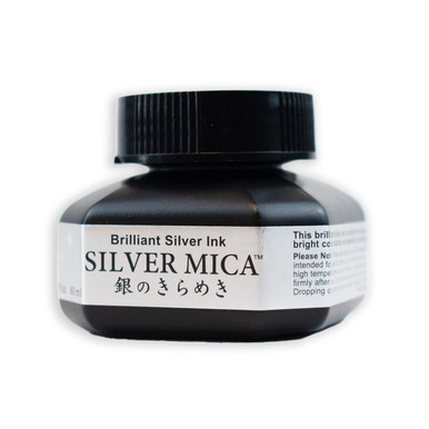 Kuretake Silver Mica Ink, 60ml