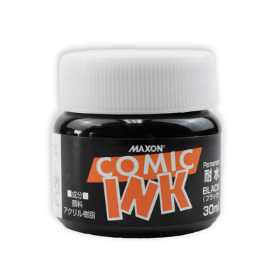 Maxon Comic Ink, Waterproof 30ML, Black