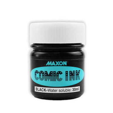 Maxon Comic Ink, Water-Soluble 30ML, Black
