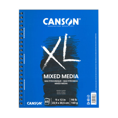 Canson XL Mixed Media Pad, 60 sheets, 9" x 12"