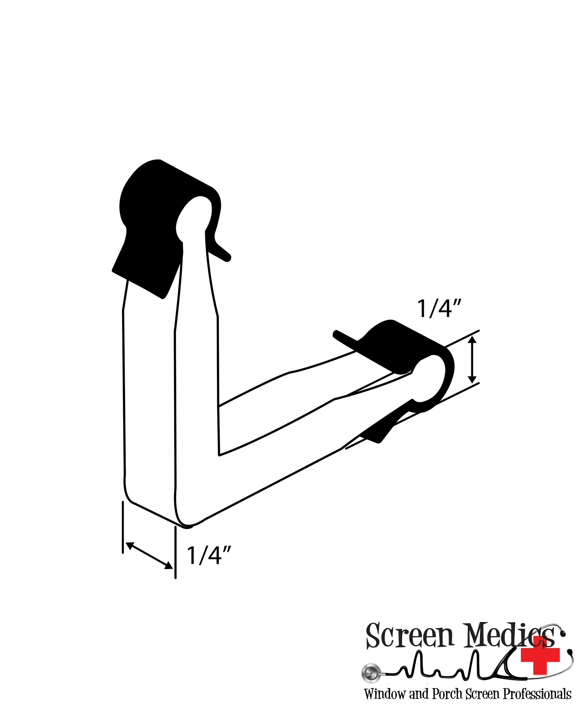 Self-Locking Internal Screen Frame Corners