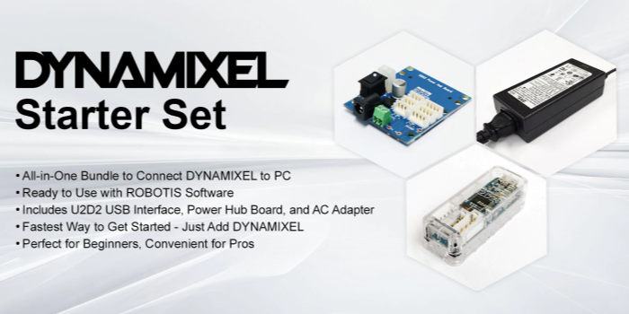 DYNAMIXEL Starter Set & Price Changes - ROBOTIS