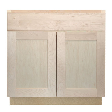 Base 33" Jamestown Unfinished Shaker Kitchen Cabinet