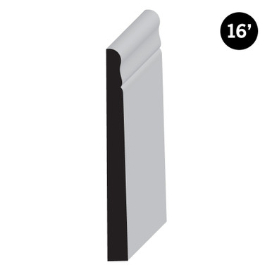 Base Moulding #1866 - Primed MDF - 16'