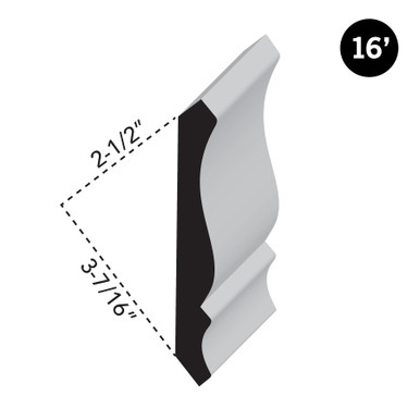 Crown 8012 Moulding - 16'