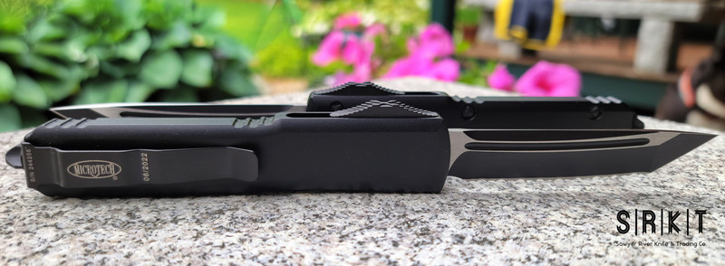 Microtech Ultratech T/E OTF Tactical Full Serrate 123-3T @ SRKT Black ...