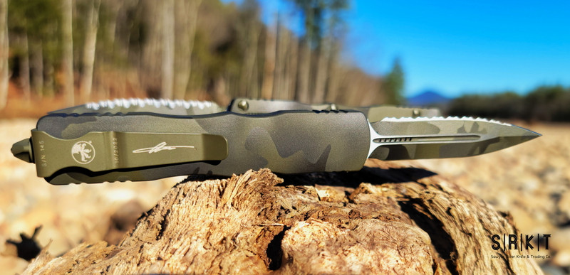 Microtech Signature Series Dirac D/E OTF Auto OD Green Camo 225-3OCS ...
