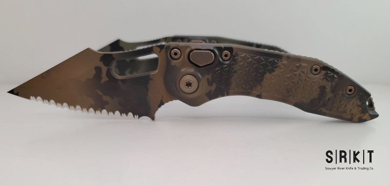 Microtech | Borka Blades Signauture Series Stitch Auto Coyote Camo ...