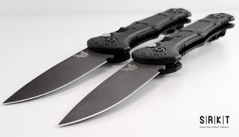 Benchmade Mini Claymore 9570BK New for 2023 Cobalt Gray D2 Blade ...