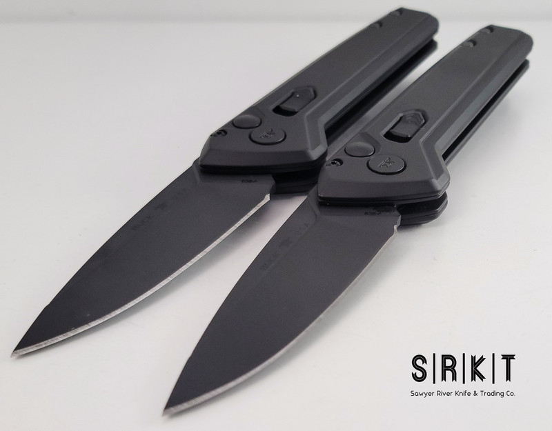 Buck Deploy Blackout Auto 838BKS Cerakote S35VN Blade & Black Aluminum ...