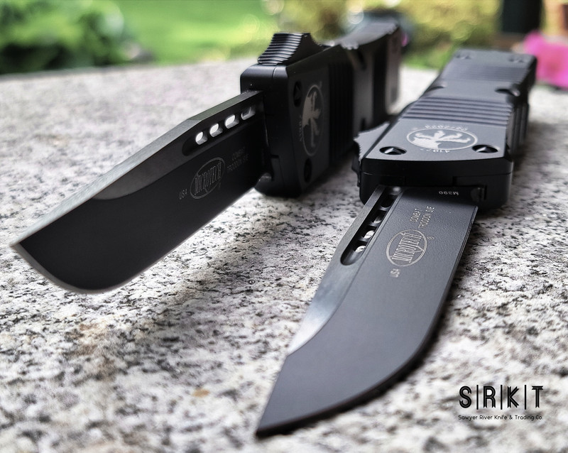 Microtech Combat Troodon OTF S/E Tactical 143-1T Black Drop Point M390 ...
