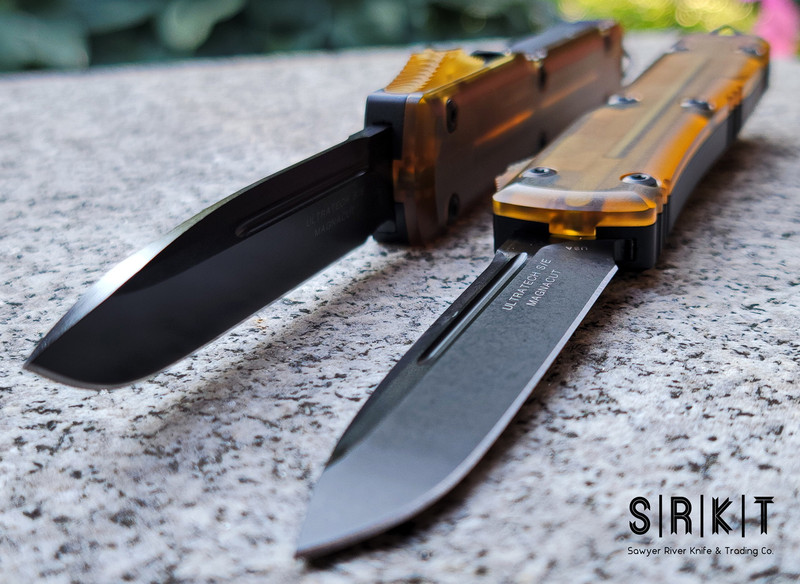 Microtech Ultratech OTF Ultem Signature Series 121-1DLCTULS Black DLC ...