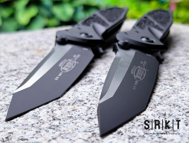 Microtech SOCOM Elite Manual T/E Tactical 161-1T Black M390 Drop Point ...