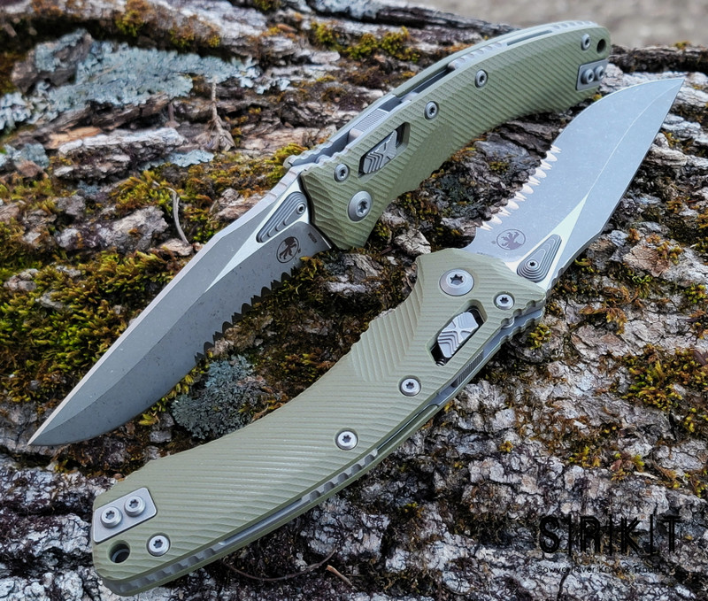 Microtech Amphibian RAM-Lock 137RL-11APFLGTOD Part Serrated M390MK ...