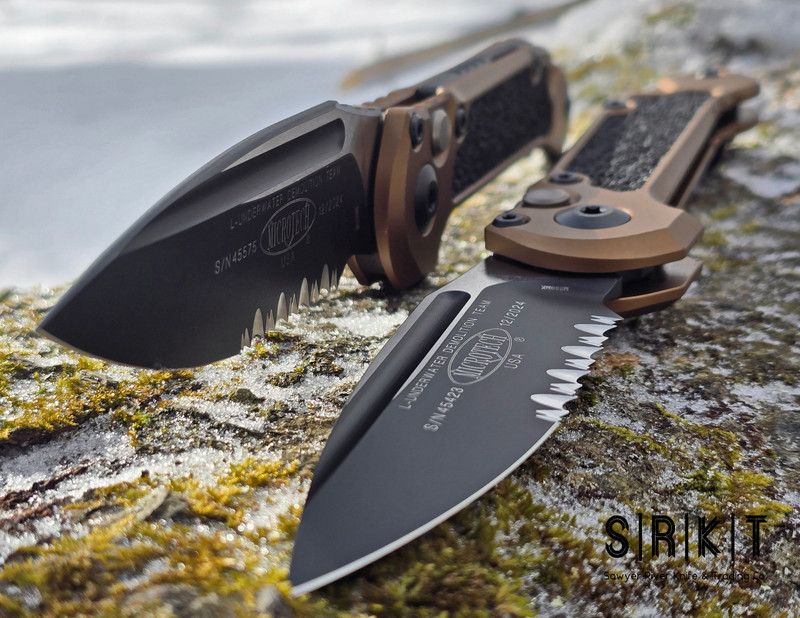 Microtech 2025 LUDT Auto Standard Drop Point 1135-2TA Black M390MK ...