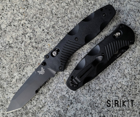 Benchmade Barrage 583SBK AXIS Lock Spring-Assist 3.6” 154CM Tanto Part ...