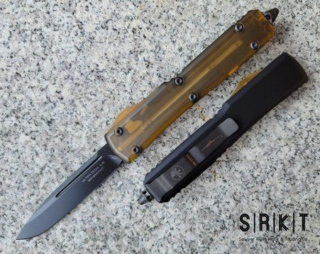 Microtech Ultratech OTF Ultem Signature Series 121-1DLCTULS Black DLC ...