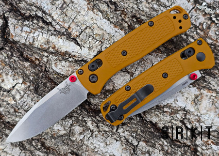 Benchmade Mini Bugout 533-08 Daybreak Yellow Grivory & Satin 2.9” CPM ...