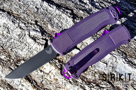 Benchmade Shootout OTF 5370GY-06 Dark Purple Grivory & Gray PVD CPM ...