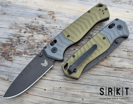 Benchmade PSK AXIS Lock Spring-Assist 3.4” CPM MagnaCut OD Green G10 ...