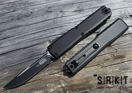 Microtech Ultratech Gen III ZBP S/E OTF 1121-1T @ SRKT Black Plain Edge ...