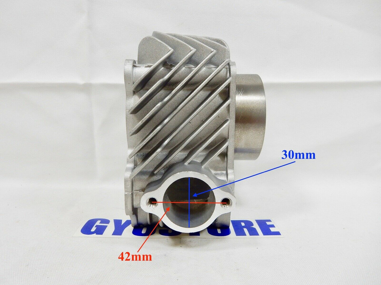 QMK GY6 K-BLOCK CYLINDER 61mm BORE / 57mm STUD SPACING (NOT FOR B-BLOCK ...