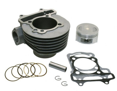 180cc *63mm BORE* BIG BORE CYLINDER KIT FOR 150cc GY6 ENGINES (54mm ...