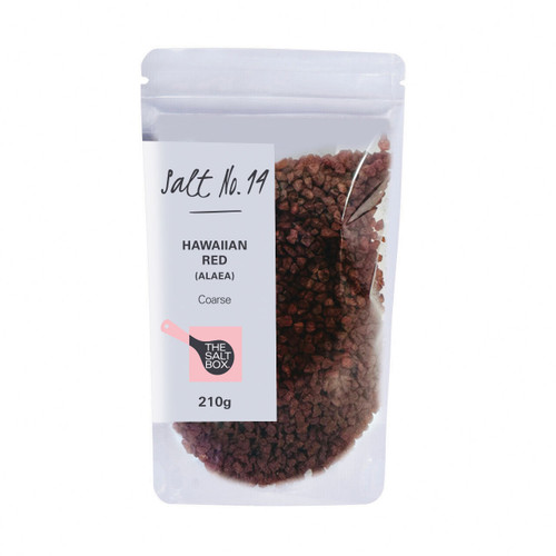 Hawaiian Red Salt (Coarse) 210g Pouch | The Salt Box