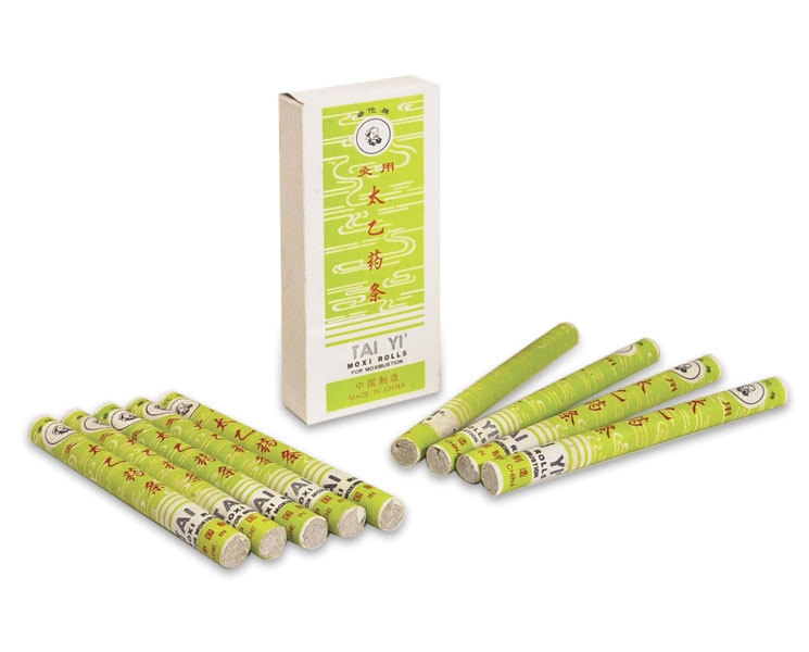 Aged Super Pure Moxa Rolls For Moxibustion, 10Rolls/Pack | Acurea USA