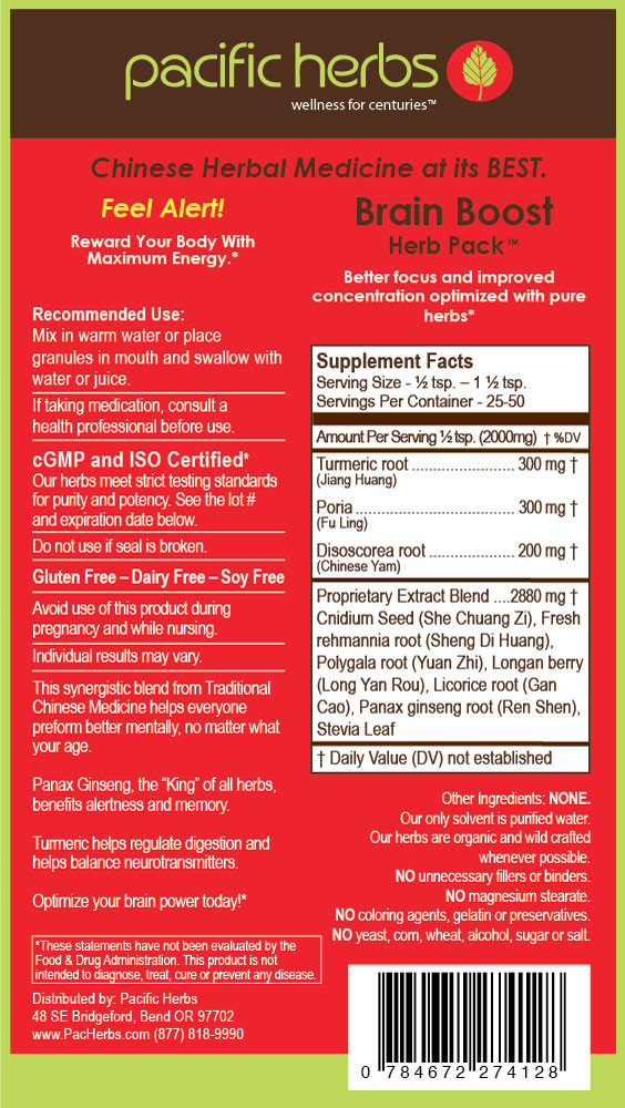 Pacific Herbs Brain Boost Herb Pack 50g - Acurea USA