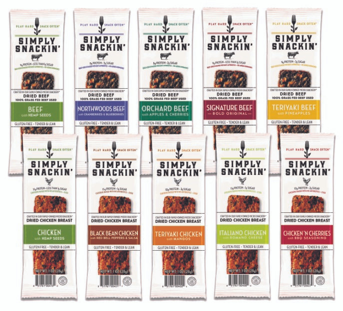 Just A Taste - 10 Simply Snackin' flavors variety pack - FREE shipping