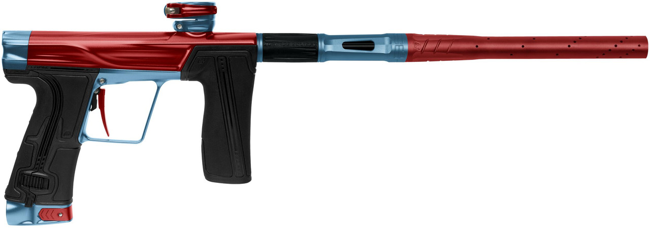 GEO R5 Paintball Gun Redemption (Red/Electric Blue) | Badlands Paintball