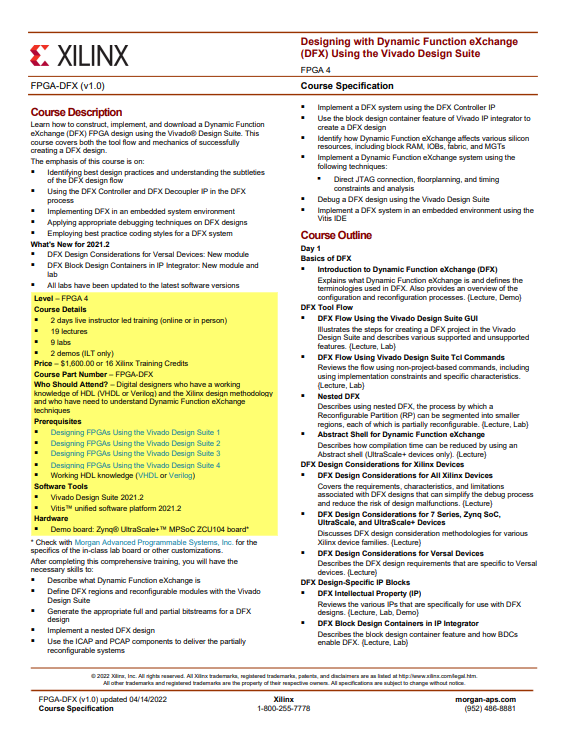 Designing with Dynamic Function eXchange (DFX) Using the Vivado Design ...